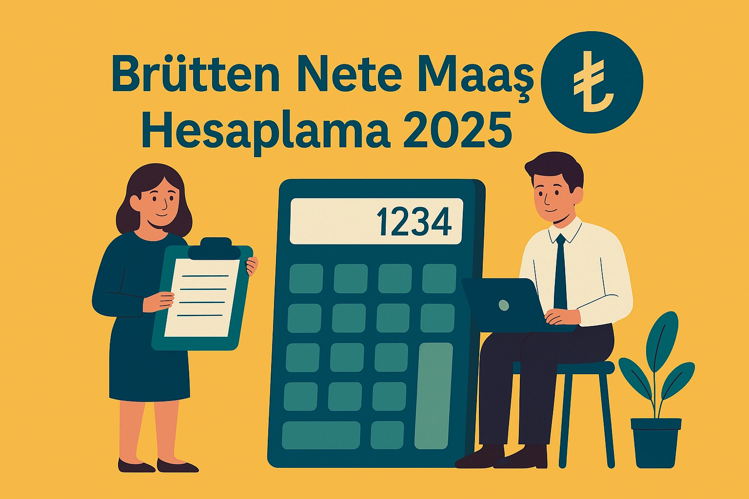 Brütten Nete Maaş Hesaplama 2025 - İK Destek
